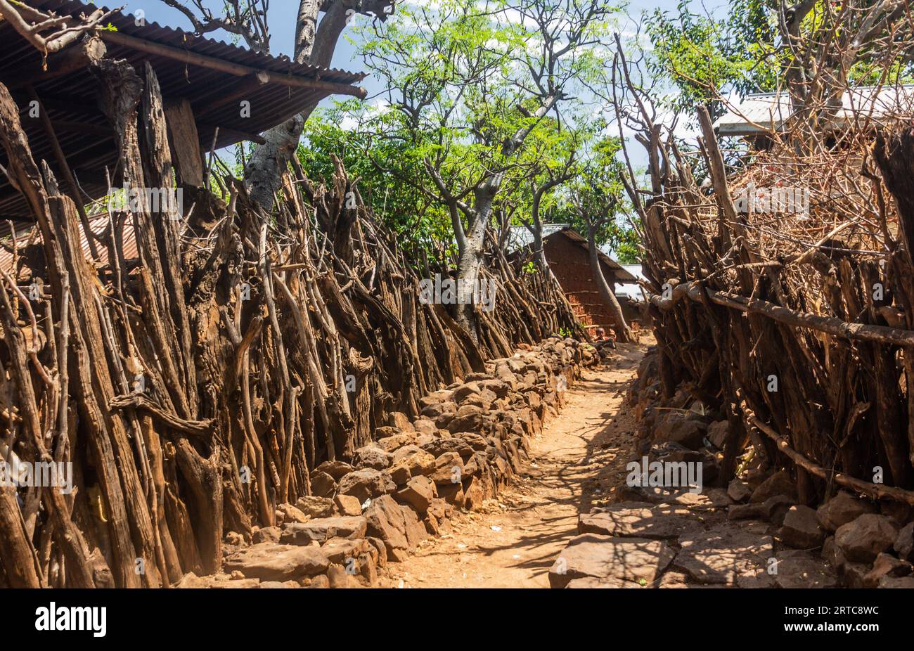 Konso ethiopia stone village hi-res stock photography and images - Alamy