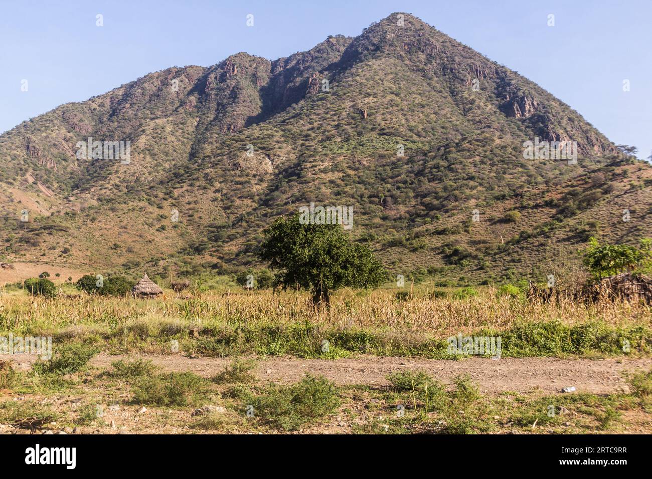 Landscape near Konso town, Ethiopia Stock Photo - Alamy