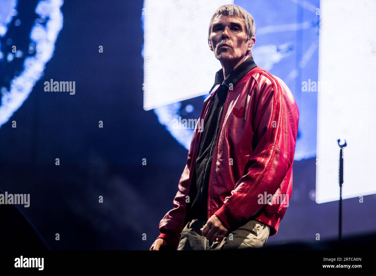 The Stone Roses performing at the Etihad Stadium in Manchester in 2016 ...