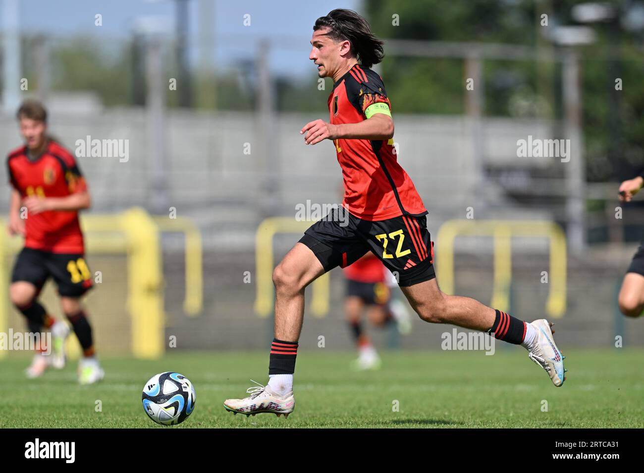 Hasselt, Belgium. 12th Sep, 2023. Vincent Burlet (22) of Belgium ...
