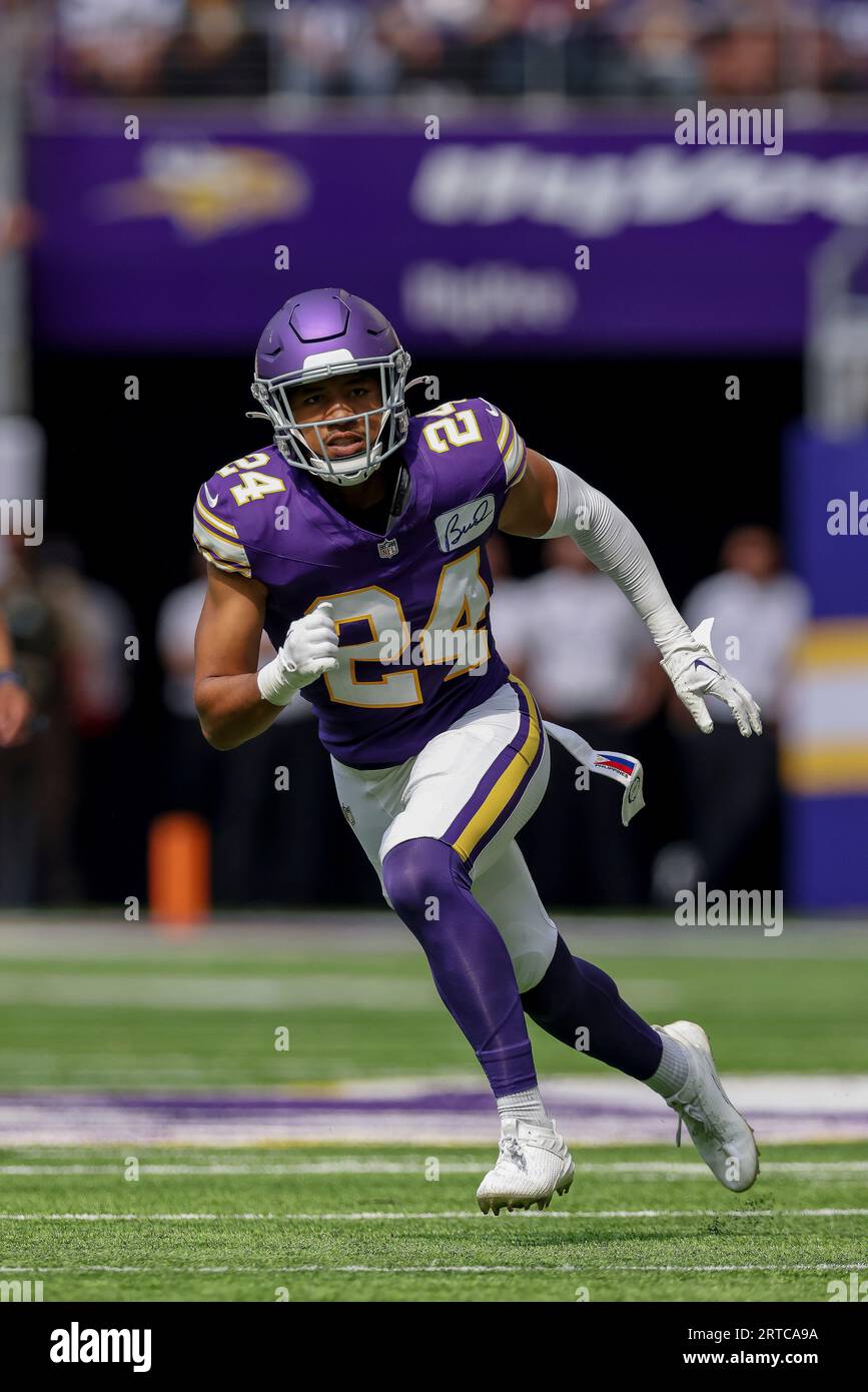 Minnesota Vikings safety Camryn Bynum (24) during the first half of an ...