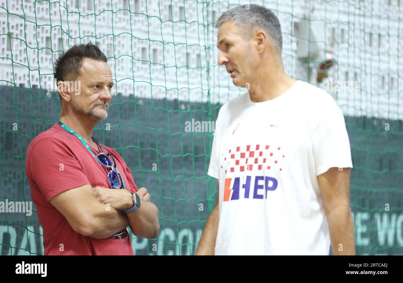 Zagreb, Croatia. 12th Sep, 2023. Team captain of Croatia Vedran Martic ...