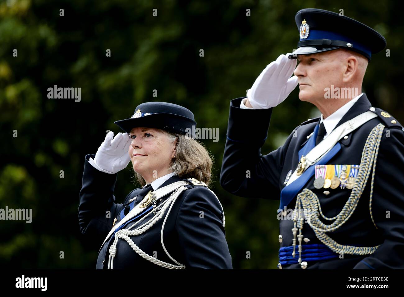 THE HAGUE - Annelore Roelofs (l) during the ceremonial installation of ...