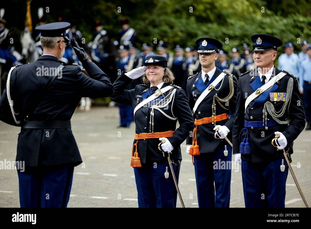 THE HAGUE - Annelore Roelofs (l) during the ceremonial installation of ...