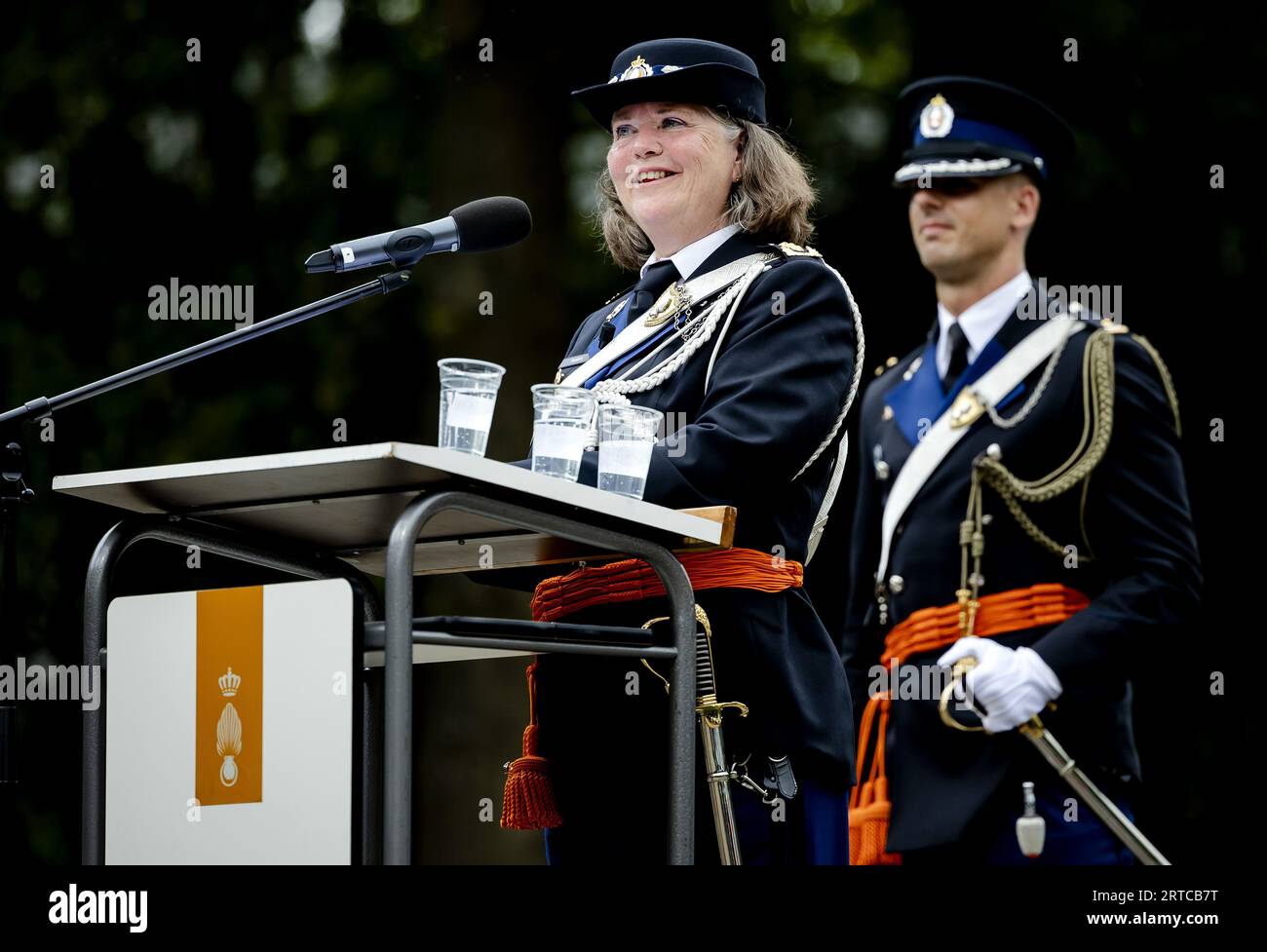 THE HAGUE - Annelore Roelofs (l) during the ceremonial installation of ...