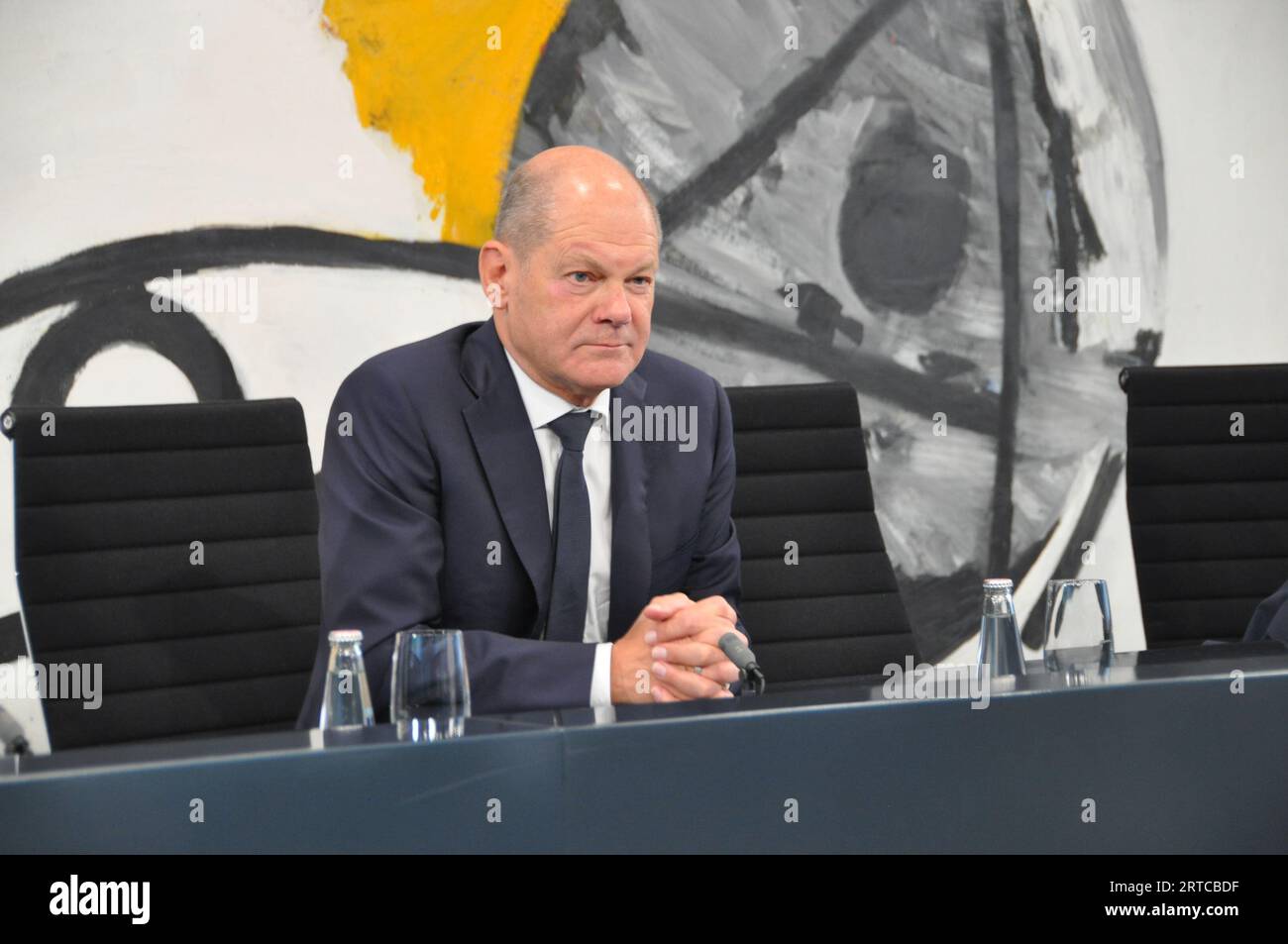 Berlin, Germany. 12th Sep, 2023. German Chancellor Olaf Scholz has ...