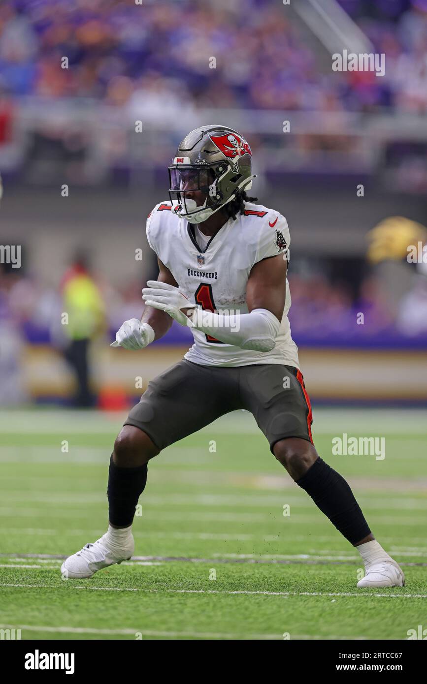 Tampa Bay Buccaneers running back Rachaad White (1) in action during ...