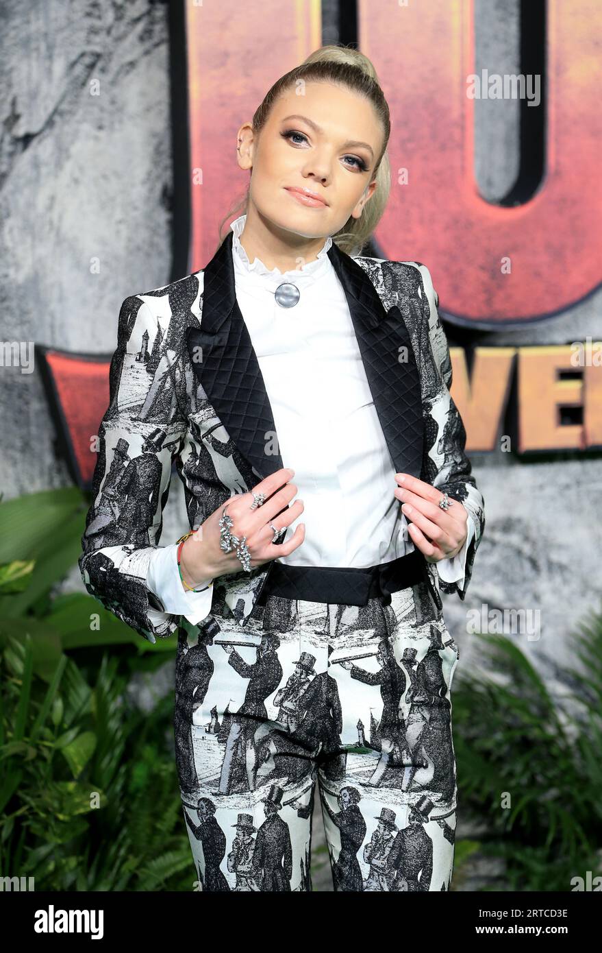 Becca Dudley attends the 'Jumanji: Welcome To The Jungle' UK premiere ...