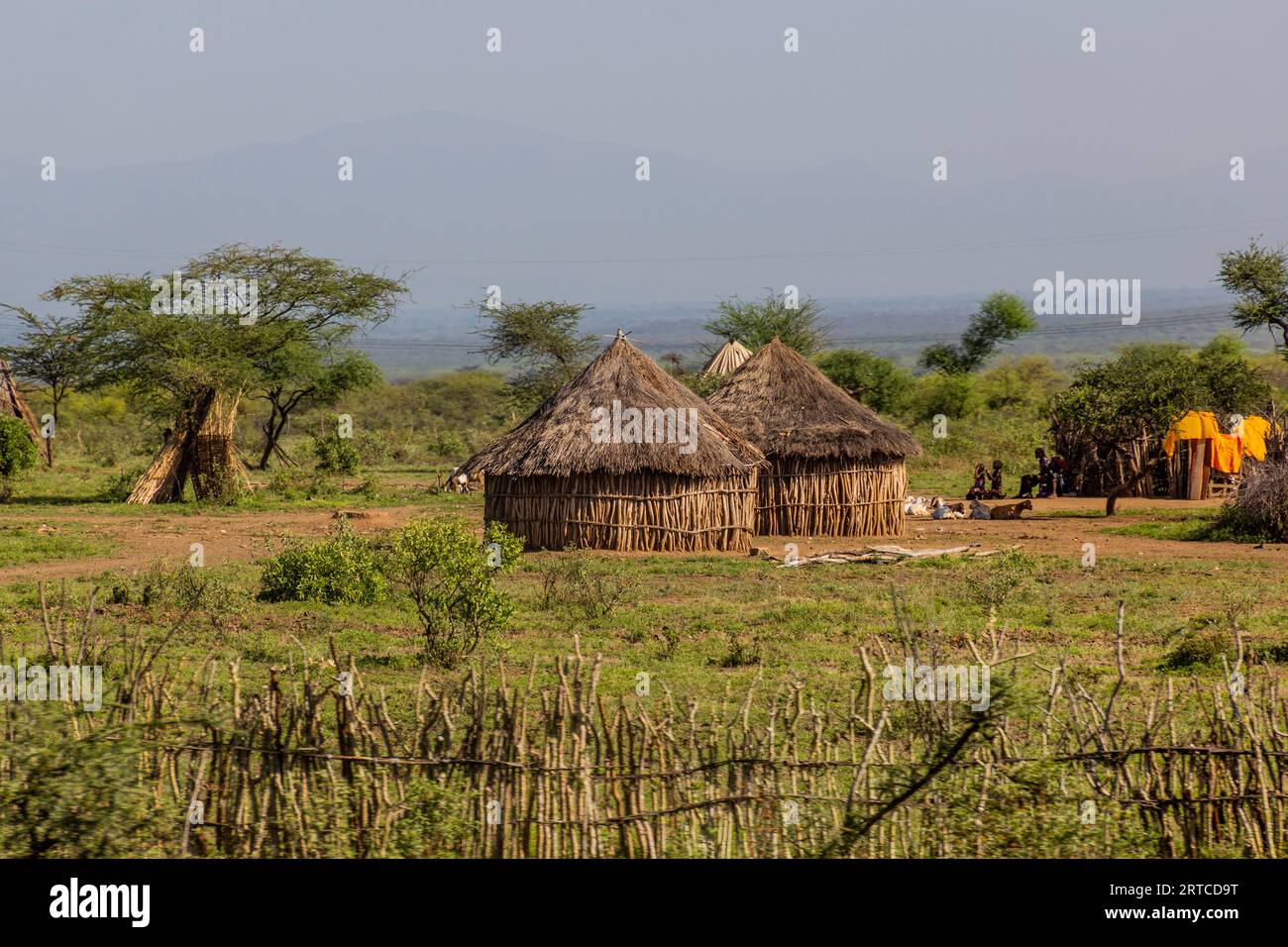 Village near Konso town, Ethiopia Stock Photo - Alamy