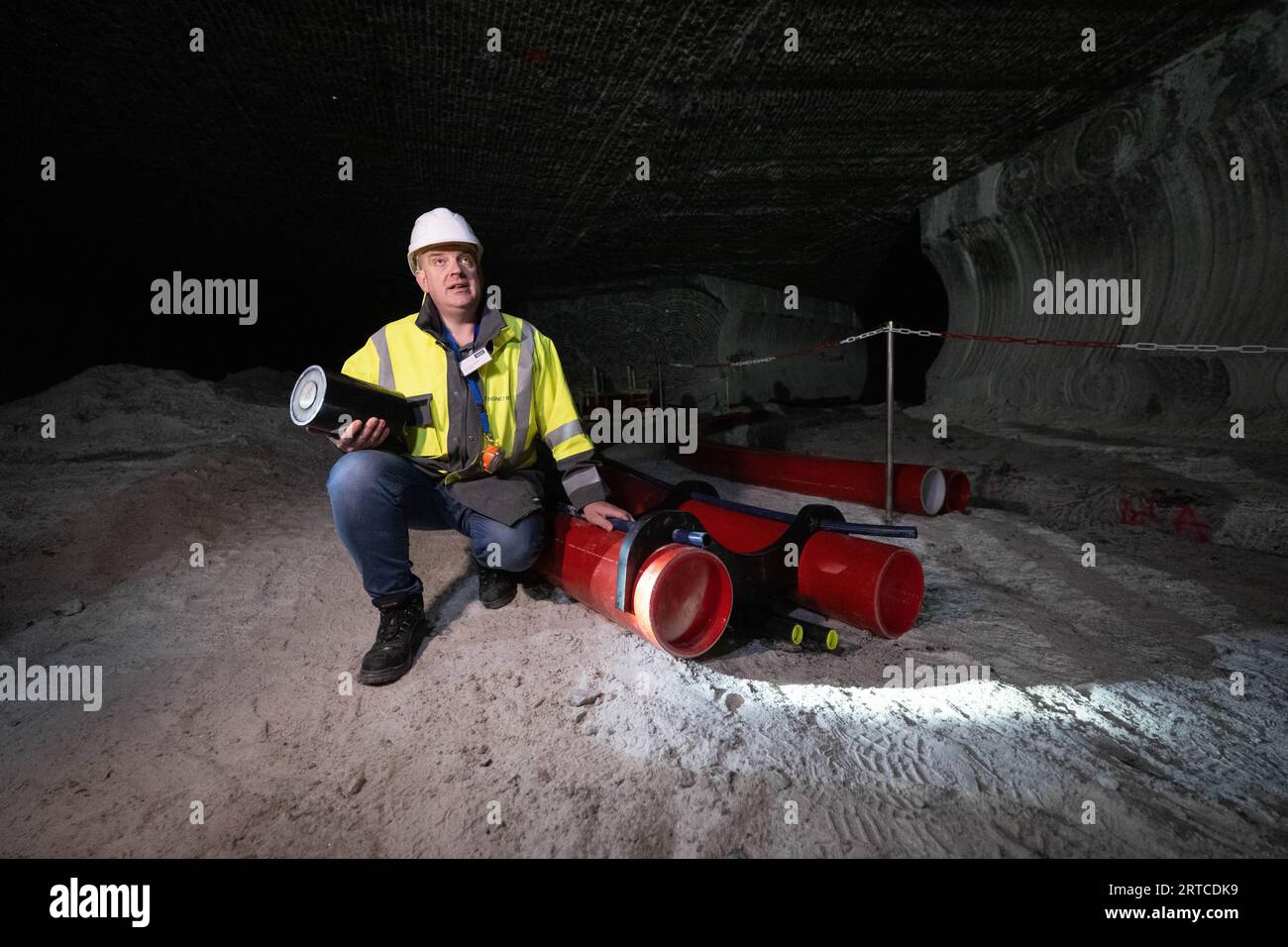 Heilbronn, Germany. 12th Sep, 2023. Dirk Fraas, head of the Transnet BW ...