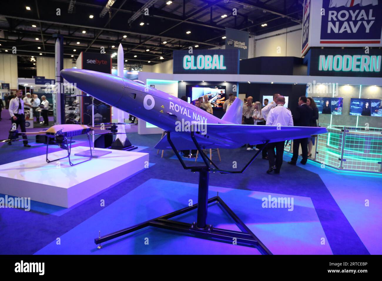 London, United Kingdom. 12th Sep, 2023. Arms manufacturers from all ...