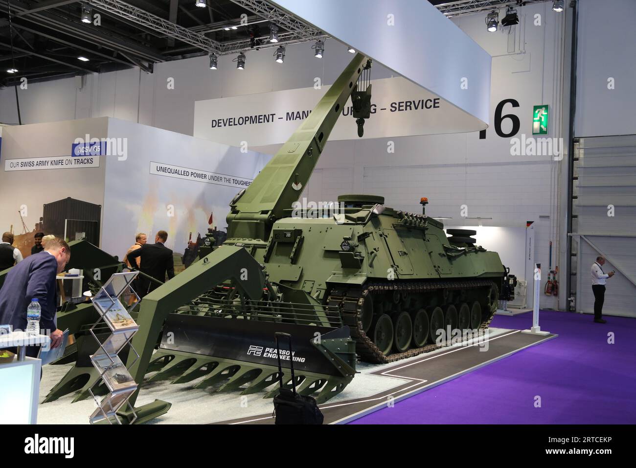 London, United Kingdom. 12th Sep, 2023. Arms manufacturers from all ...