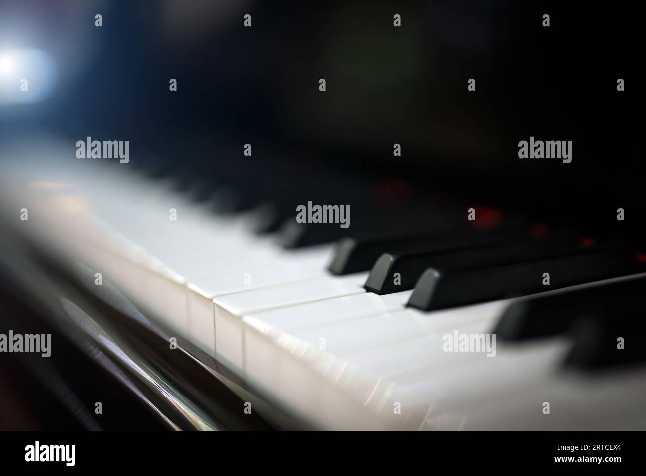 Close-up view of royal grand piano keys Stock Photo - Alamy