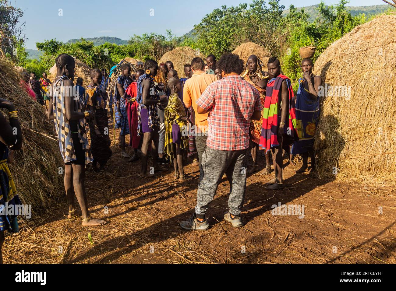 Ethiopia omo valley tourist hi-res stock photography and images - Alamy