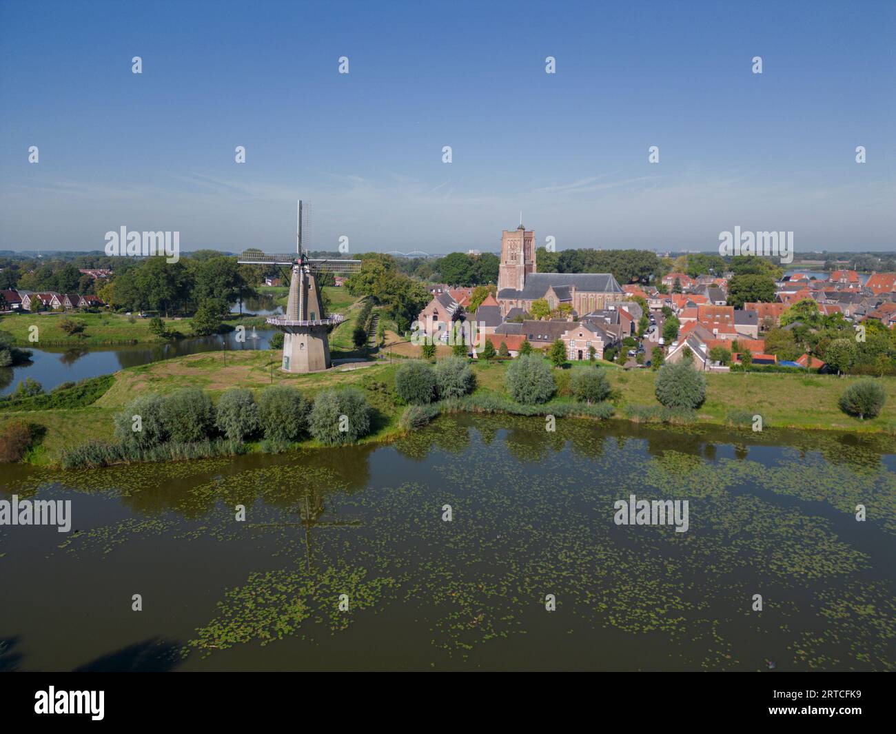 Dutch fortified village aerial view hi-res stock photography and images ...