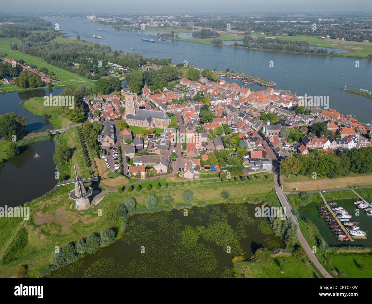 Dutch fortified village aerial view hi-res stock photography and images ...