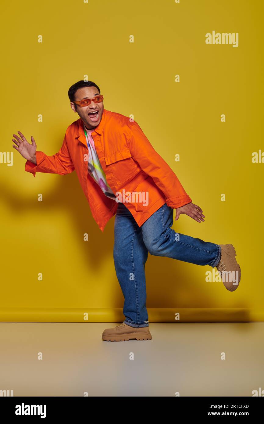 Man running scared hi-res stock photography and images - Alamy