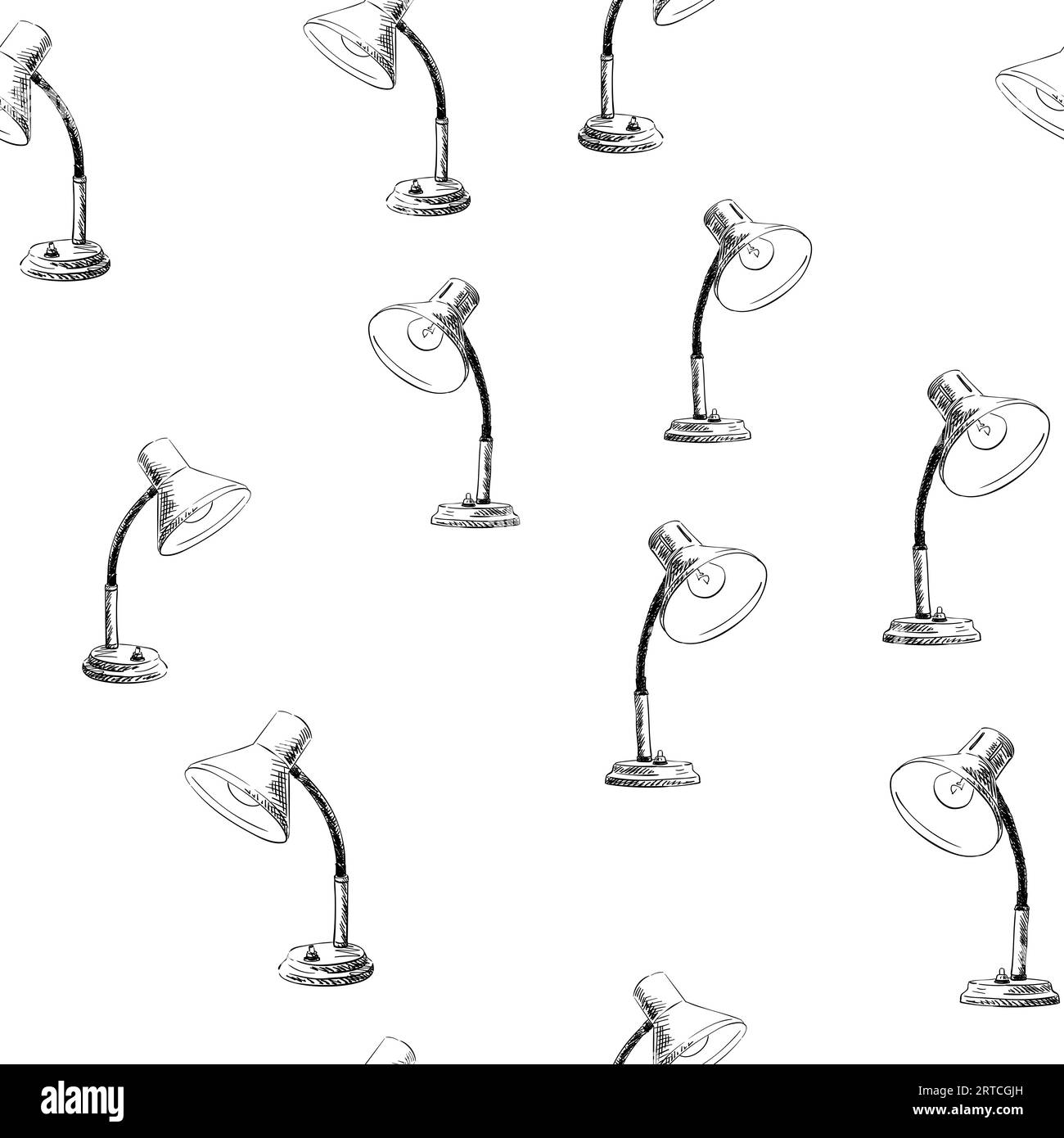 Lamp vector vectors pattern Black and White Stock Photos & Images - Alamy