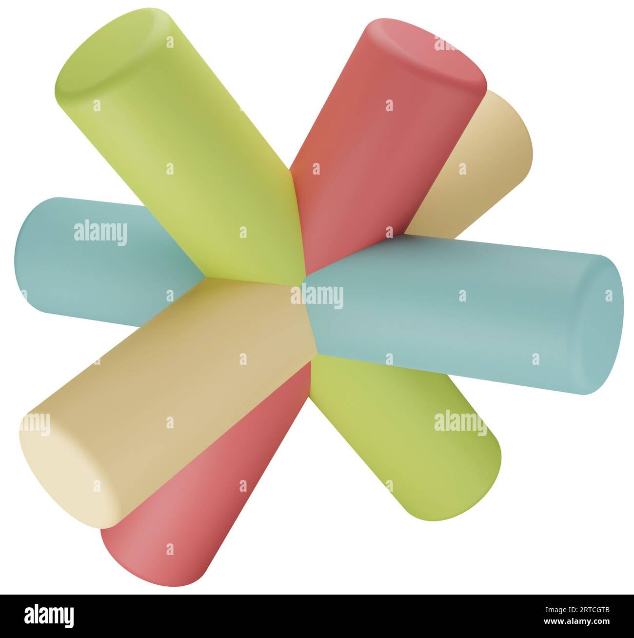 3D Render object Illustration, abstract geometric clipart Stock Photo ...