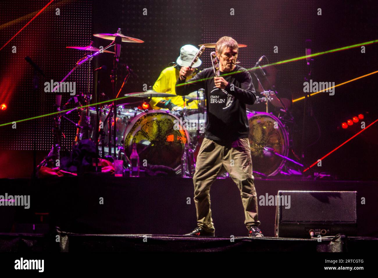 The Stone Roses performing at the Etihad Stadium in Manchester in 2016 ...