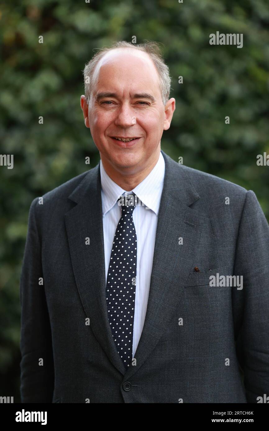 Lord Dominic Johnson, the Uk's investment minister, who is in Belfast ...