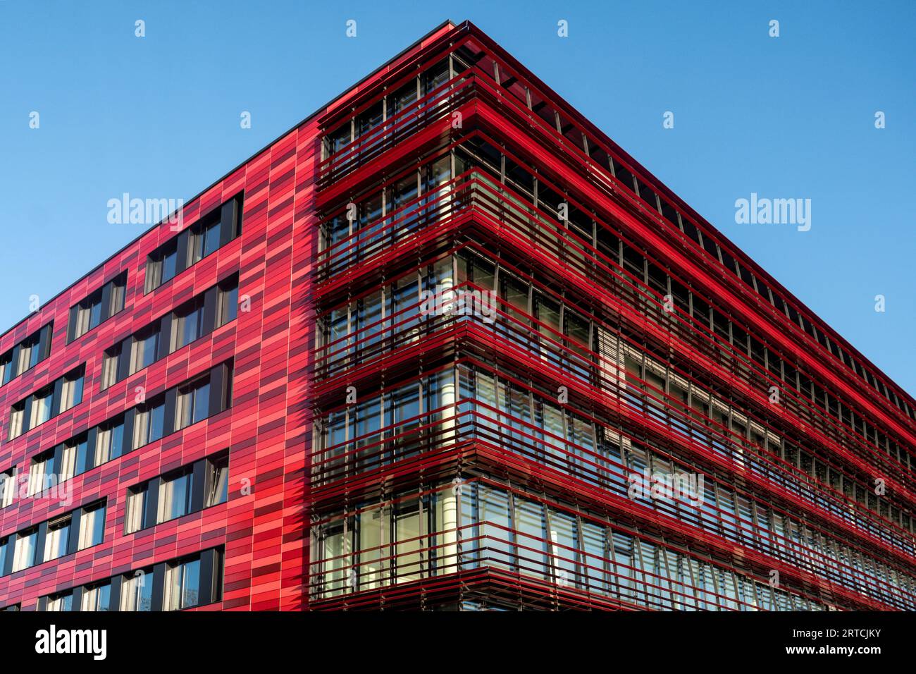 Corporate headquarters of Coca-Cola Germany on the banks of the Spree ...