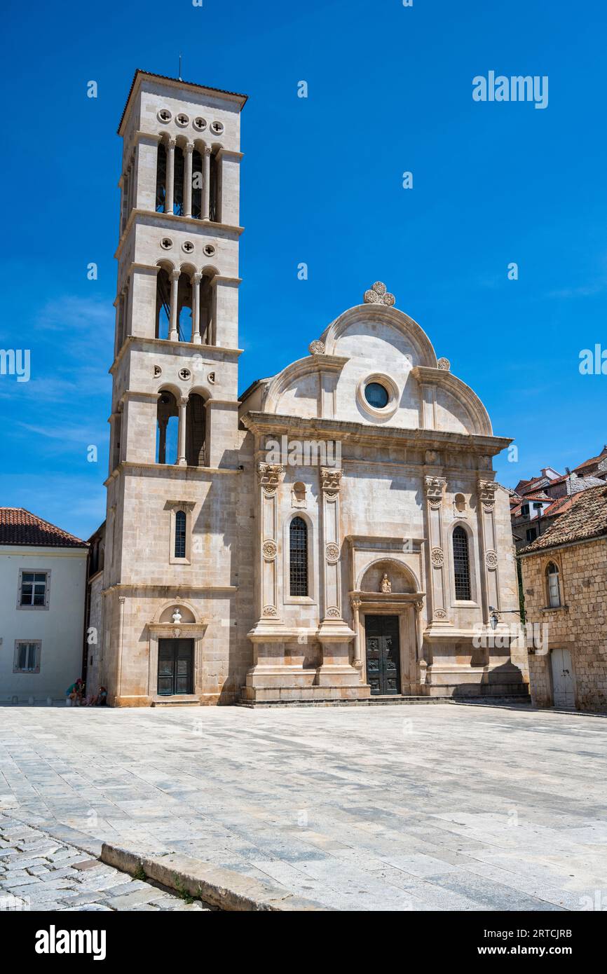 View of the Cathedral of St Stephen on the eastern side of the main ...