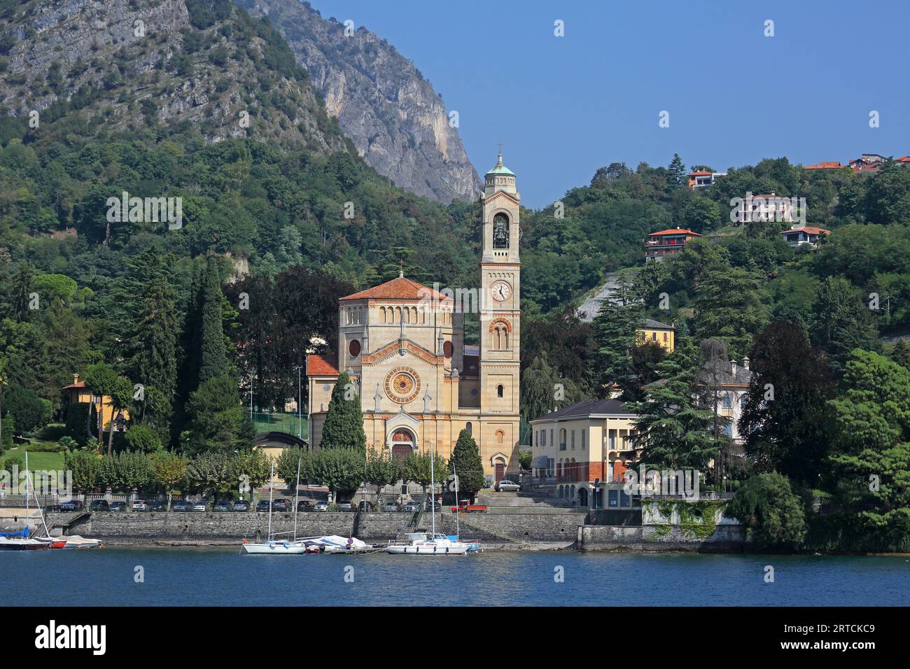 Chiesa San Lorenzo in Tremezzo, one of the municipalities that became ...