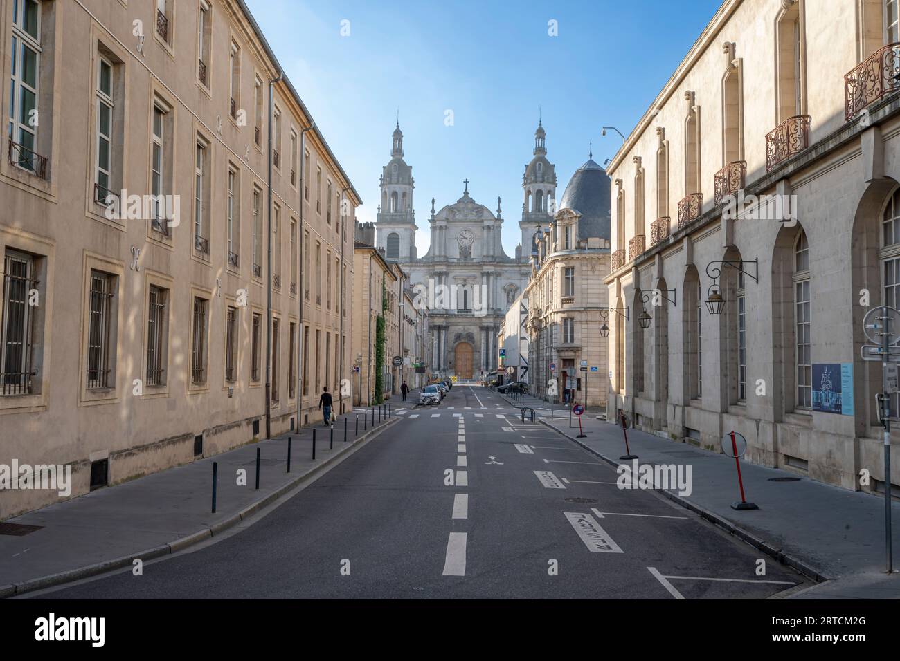Nancy, France - 09 02 2023: Unesco World Heritage. View of Notre-Dame ...