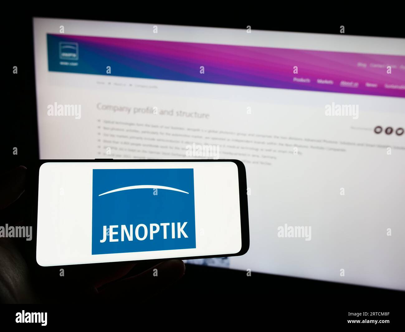 Jenoptik logo hi-res stock photography and images - Alamy