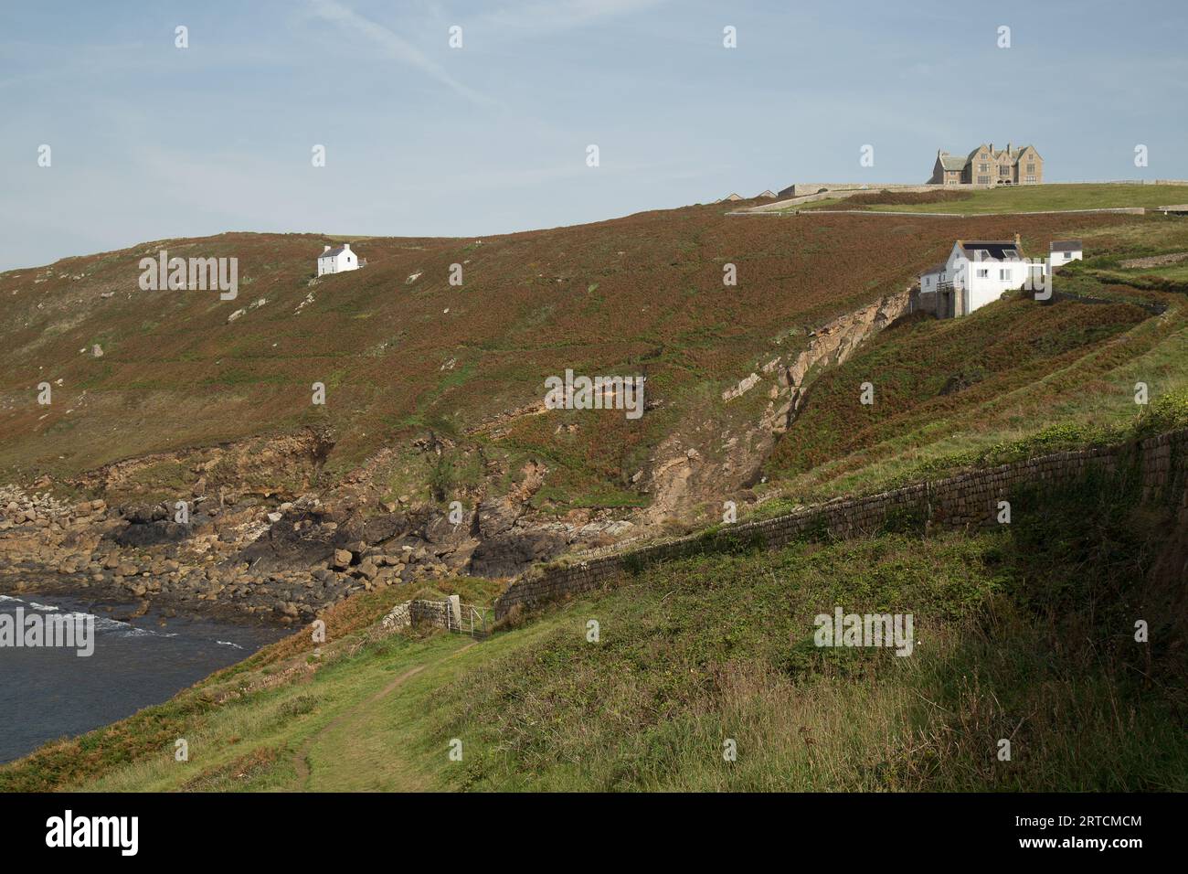 Cape Cornwall Cornwall Stock Photo - Alamy