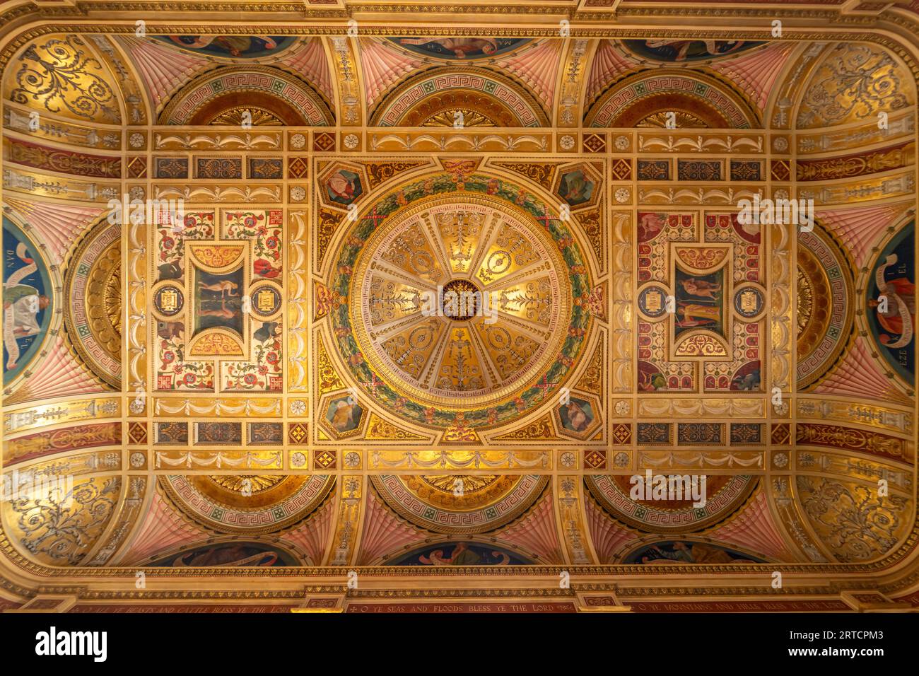 Worcester College Chapel ceiling, University of Oxford, Oxfordshire ...