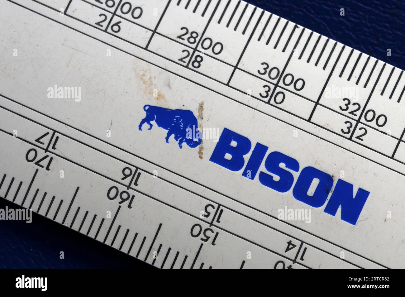 Scale ruler for builders, building draughtsmen and architects Stock ...