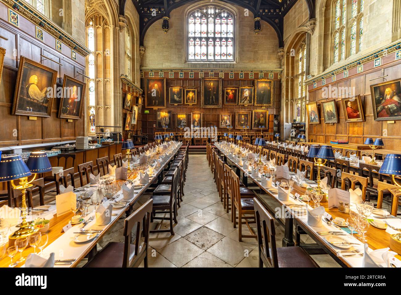 Christ Church College Dining Hall, Oxford, Oxfordshire, England, United ...