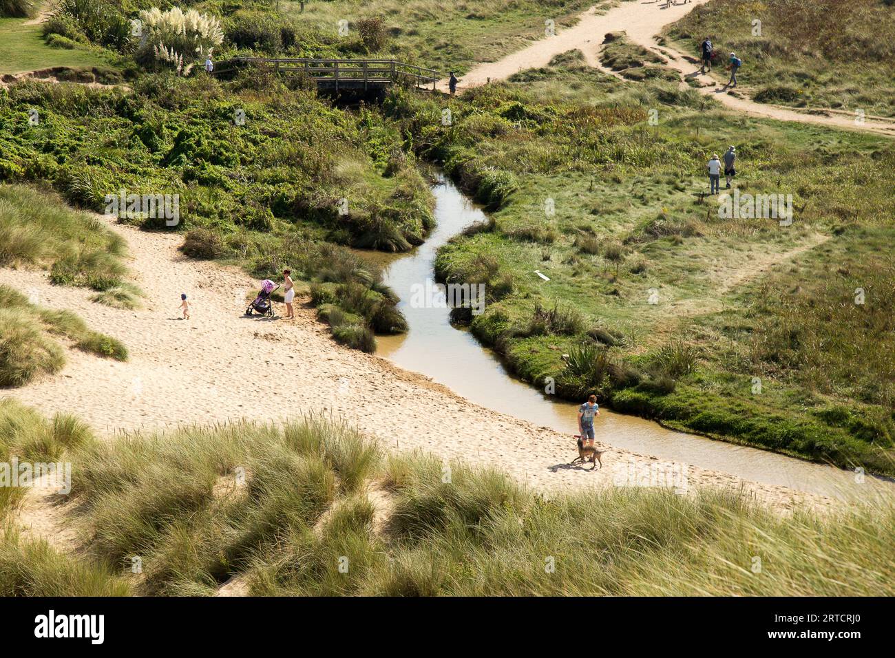Holywell Bay beach Cornwall Stock Photo - Alamy