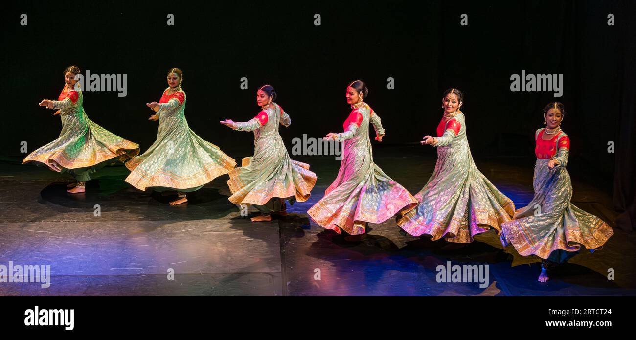 Lok Chhanda Indian dancers perform swirling dance at Edinburgh Festival ...