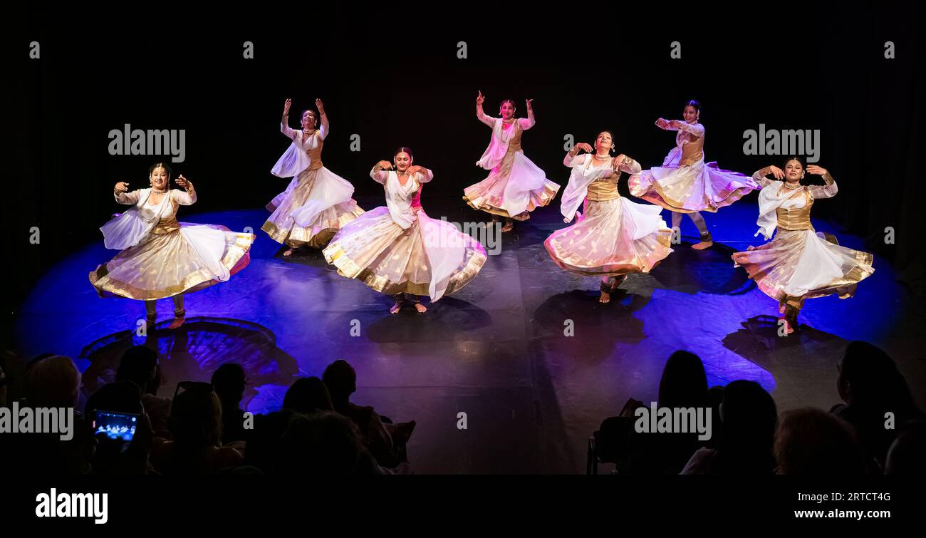 Lok Chhanda Indian dancers perform swirling dance at Edinburgh Festival ...