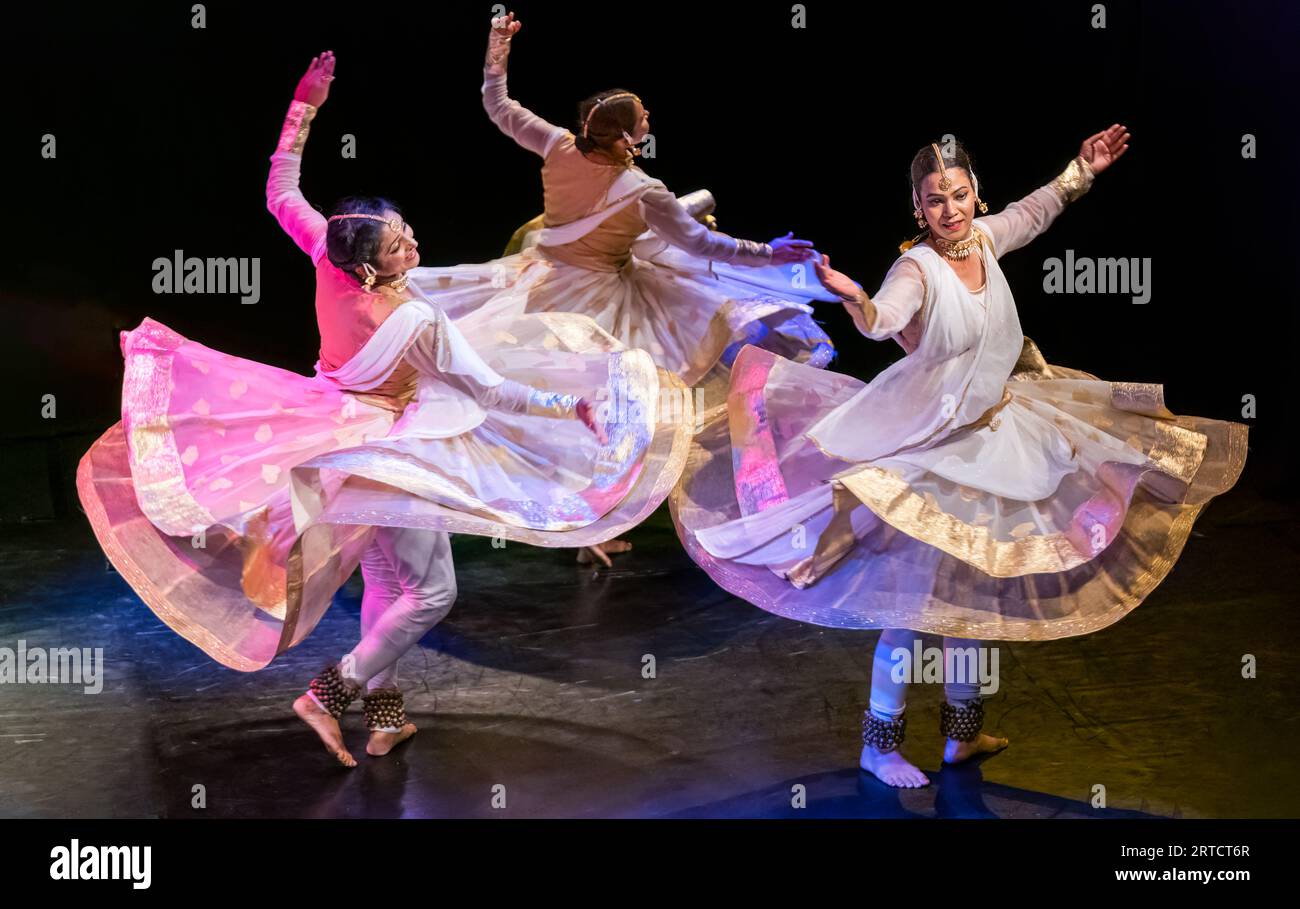 Lok Chhanda Indian dancers perform swirling dance at Edinburgh Festival ...