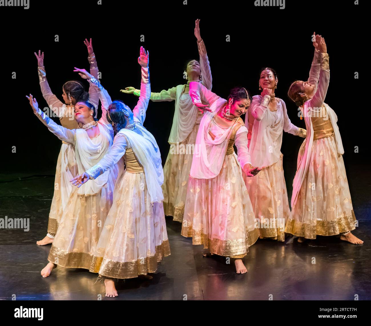 Lok Chhanda Indian dancers perform swirling dance at Edinburgh Festival ...