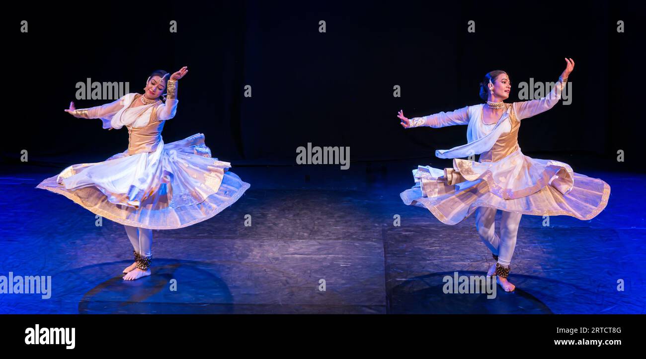Lok Chhanda Indian dancers perform swirling dance at Edinburgh Festival ...