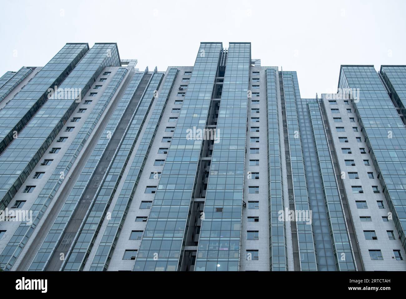 commercial buildings in a cloudy day horizontal composition Stock Photo ...