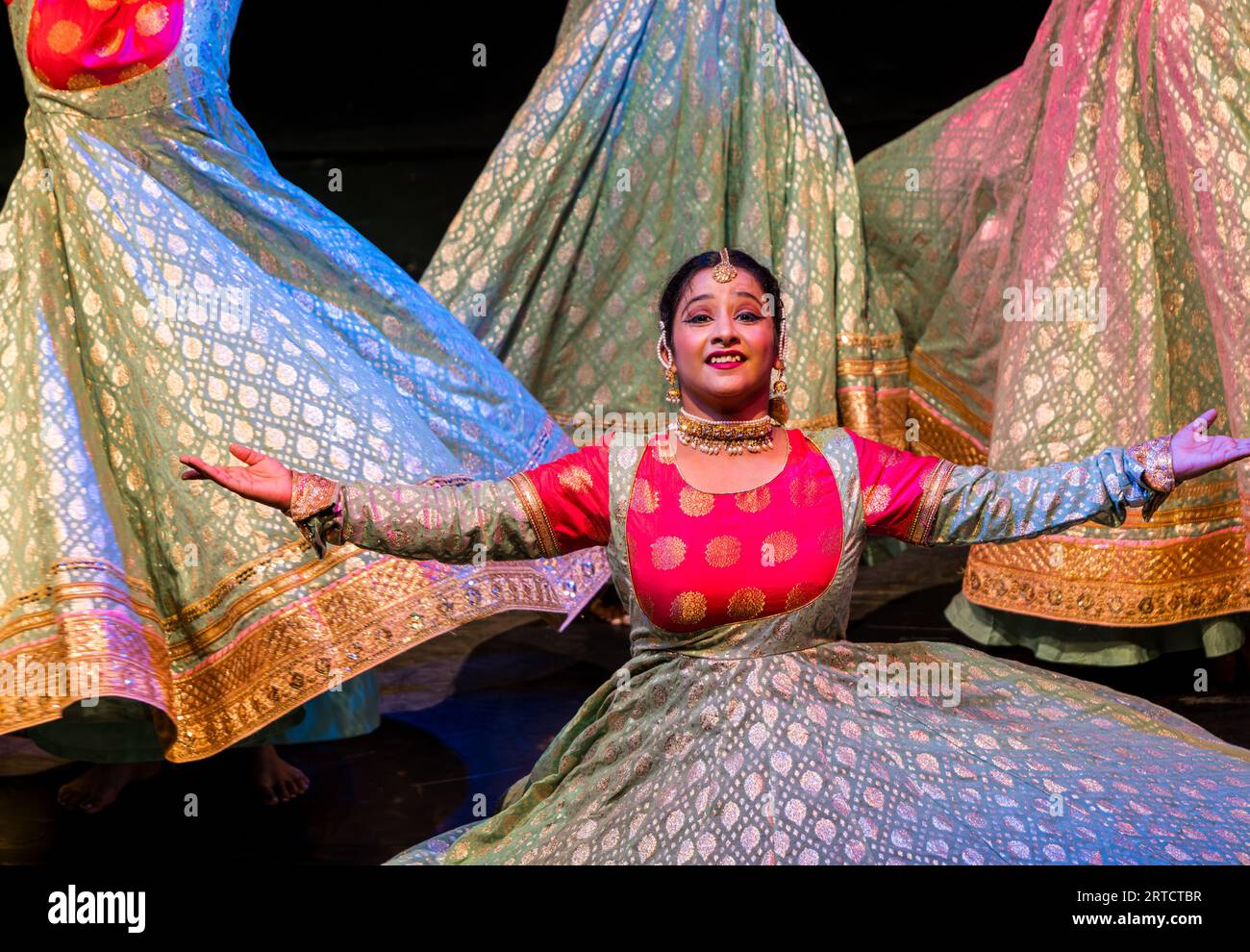 Lok Chhanda Indian dancers perform swirling dance at Edinburgh Festival ...