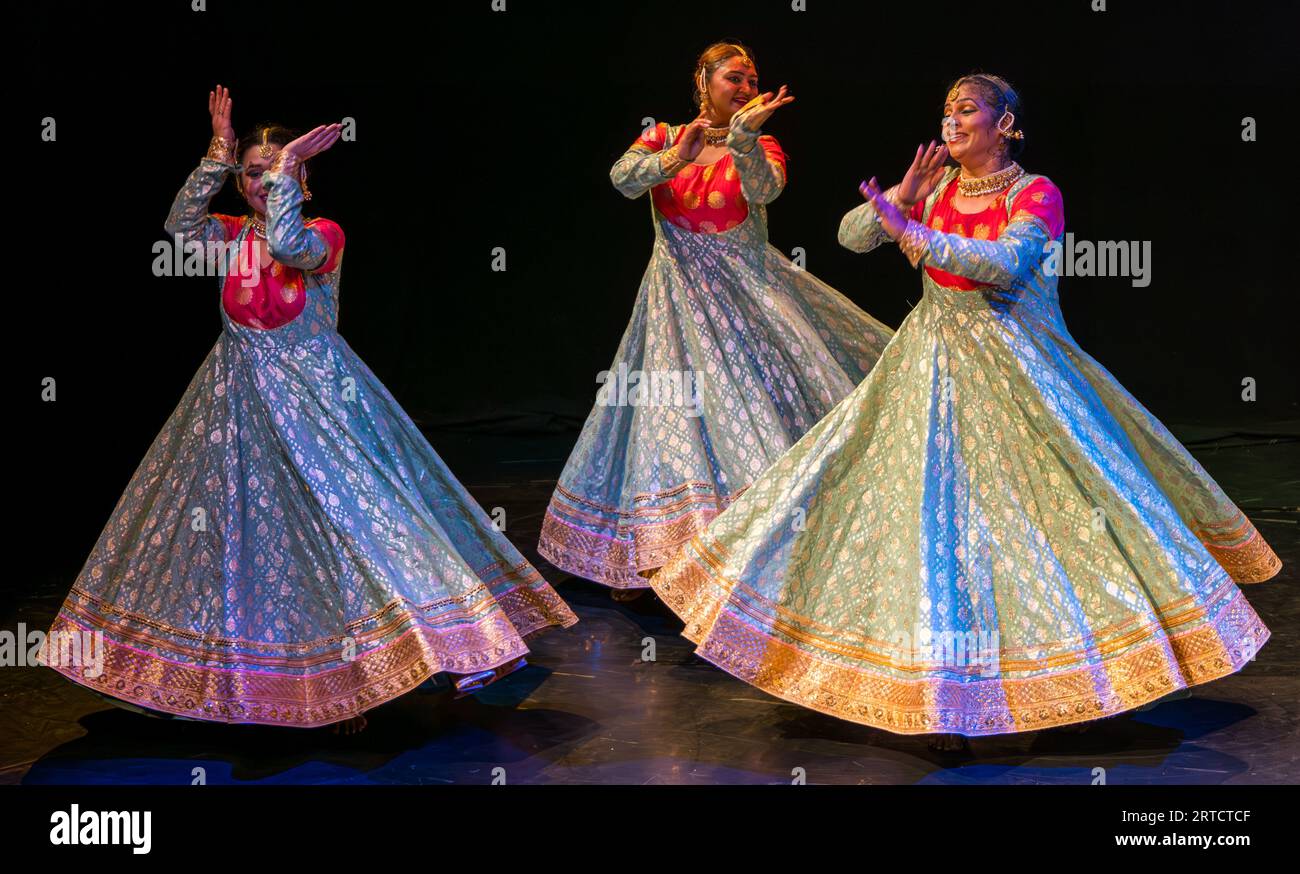Lok Chhanda Indian dancers perform swirling dance at Edinburgh Festival ...