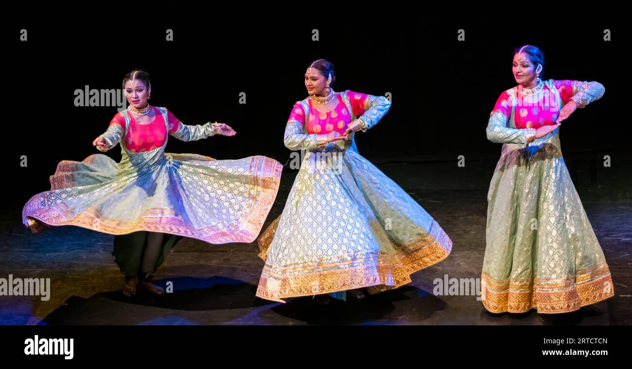 Lok Chhanda Indian dancers perform swirling dance at Edinburgh Festival ...