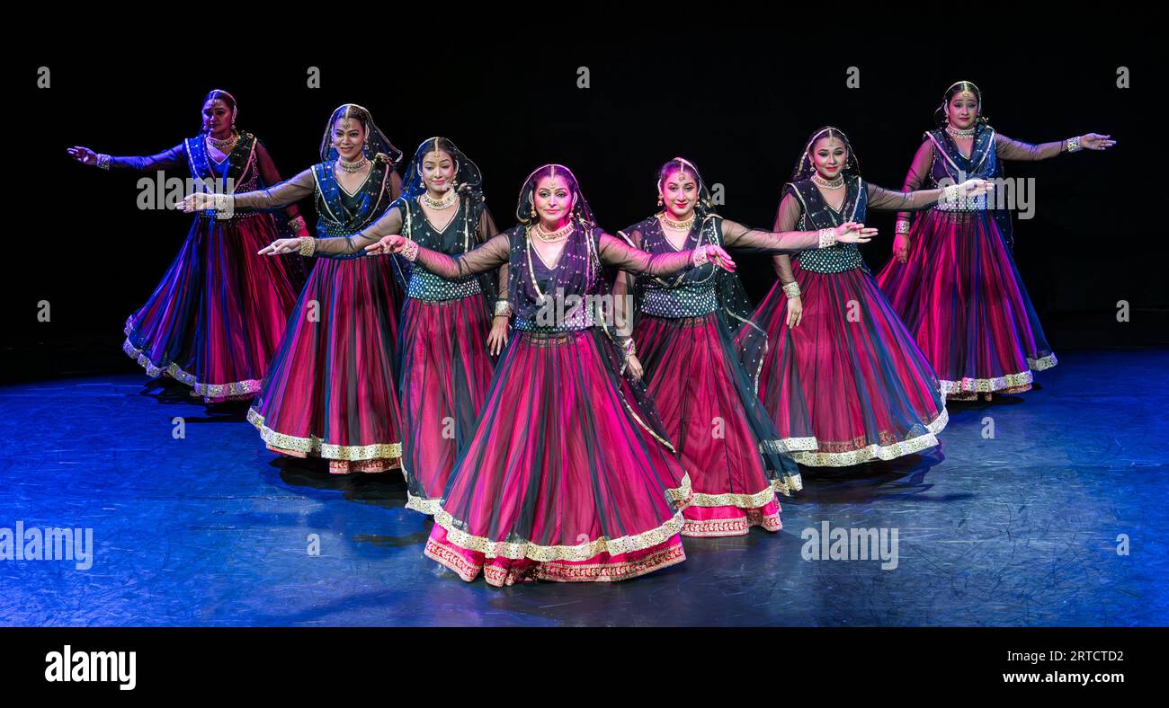Lok Chhanda Indian dancers perform swirling dance at Edinburgh Festival ...