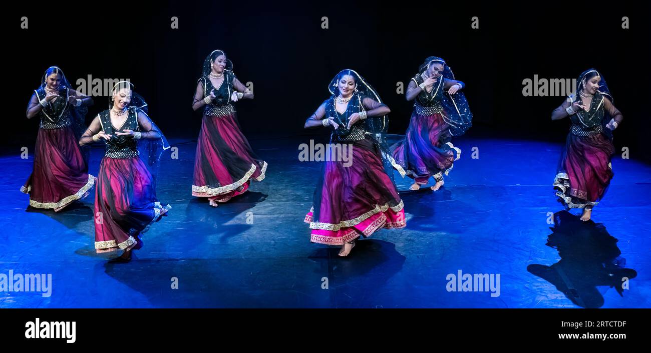 Lok Chhanda Indian dancers perform swirling dance at Edinburgh Festival ...