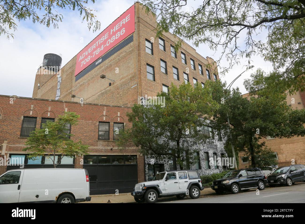 This five-story office building located near the Fulton Market district ...