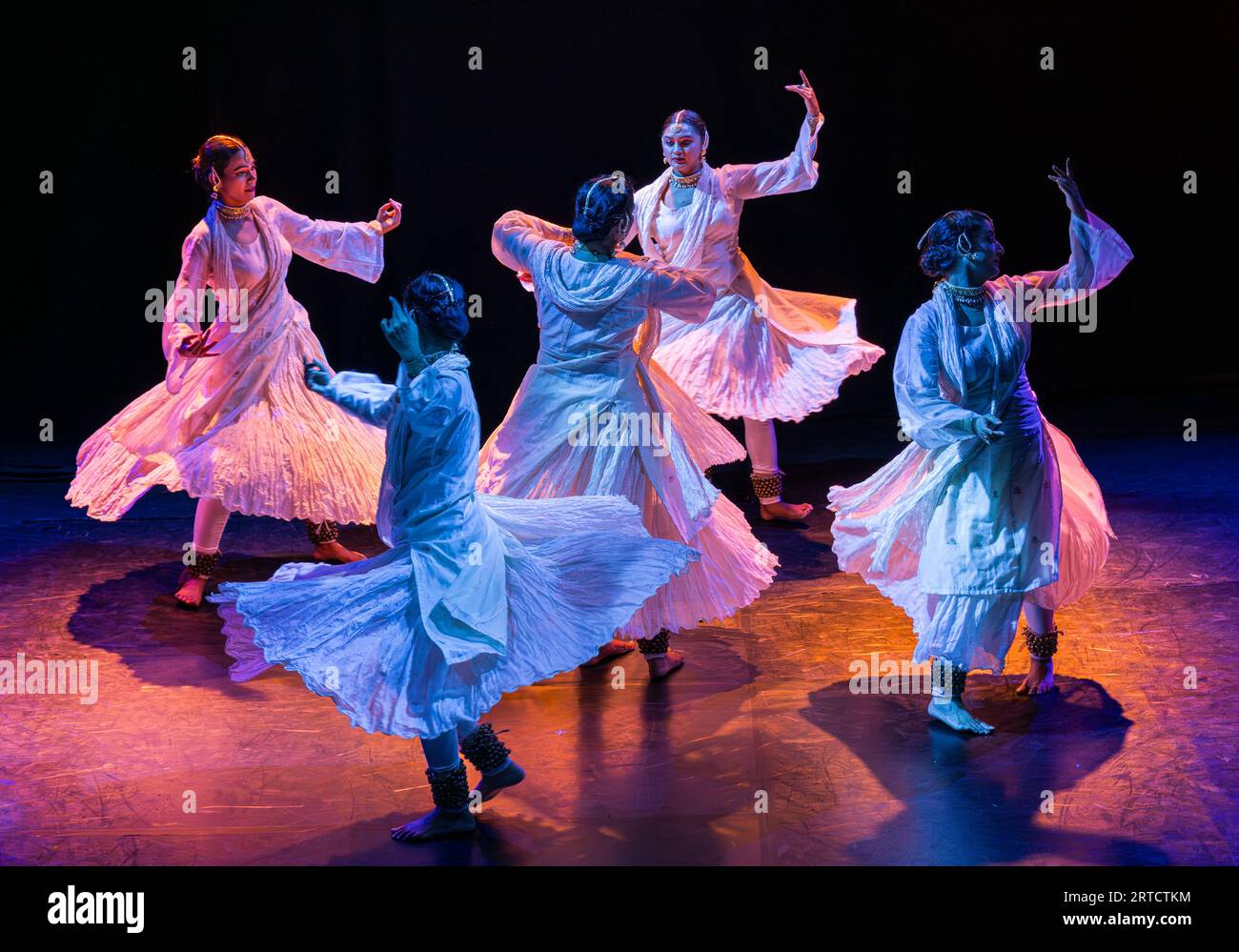 Lok Chhanda Indian dancers perform swirling dance at Edinburgh Festival ...