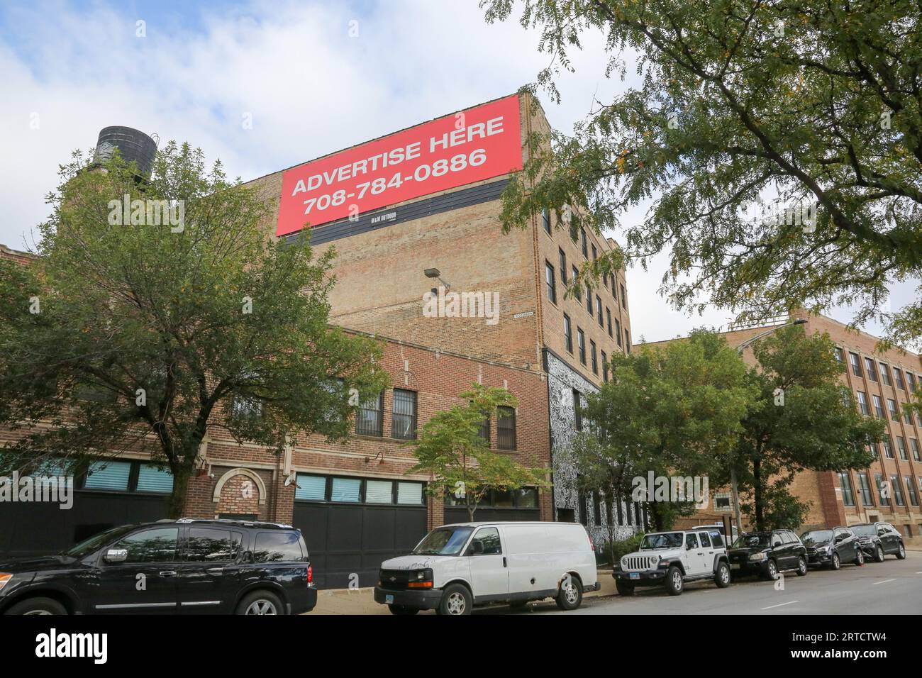 This five-story office building located near the Fulton Market district ...
