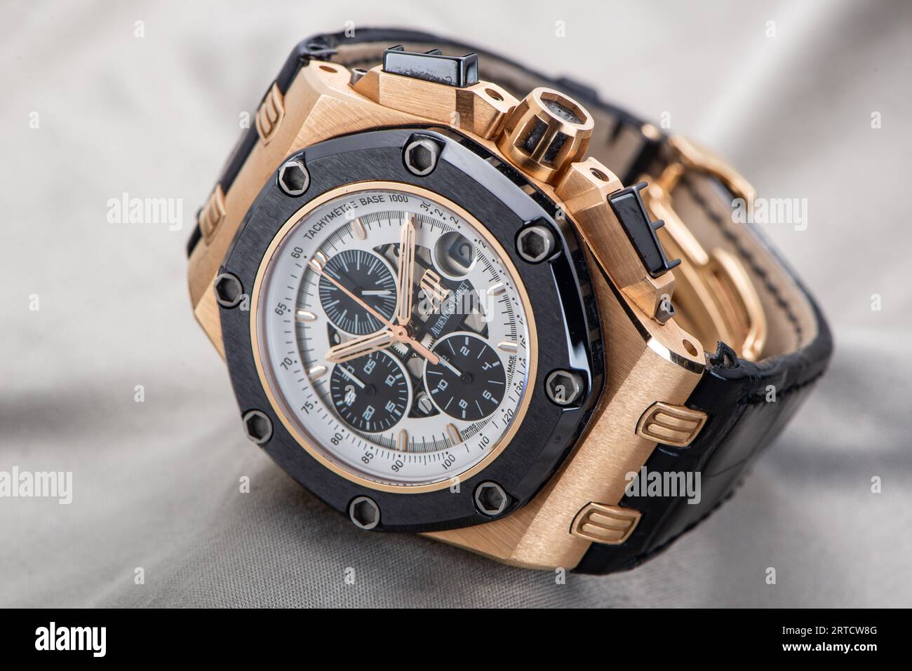 Audemars Piguet Royal Oak Offshore Rubens Barichello Stock Photo - Alamy